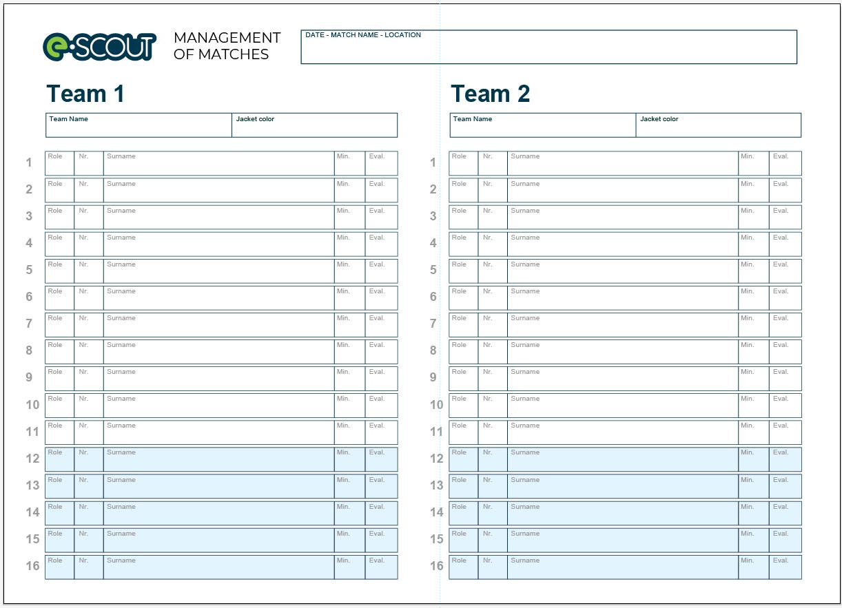 Resources scout - E-Scout Soccer
